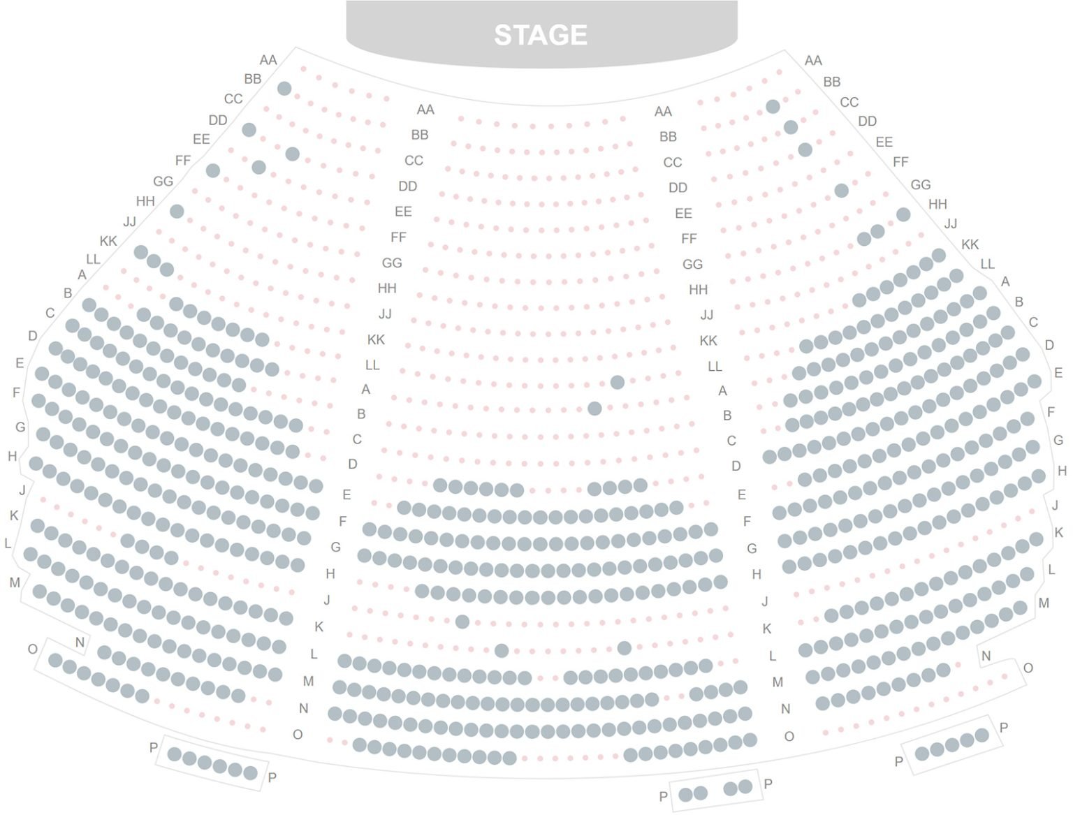 Mirage Theater Las Vegas Seating Chart - Full Guide